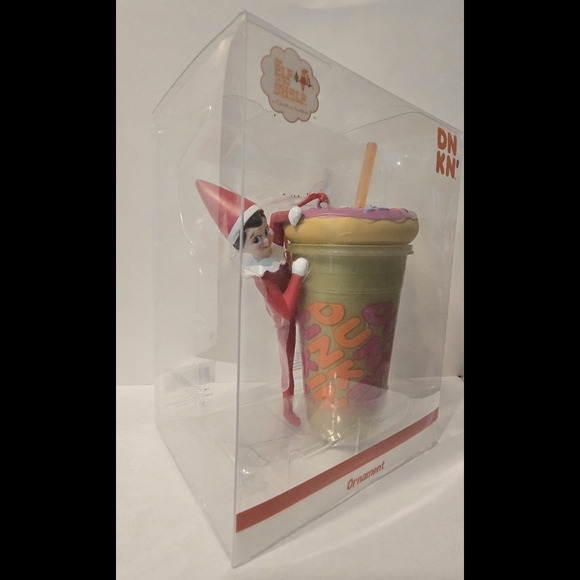 The Elf on the Shelf | Holiday | Dunkin Elf On A Shelf Ornament 22 Boy ...